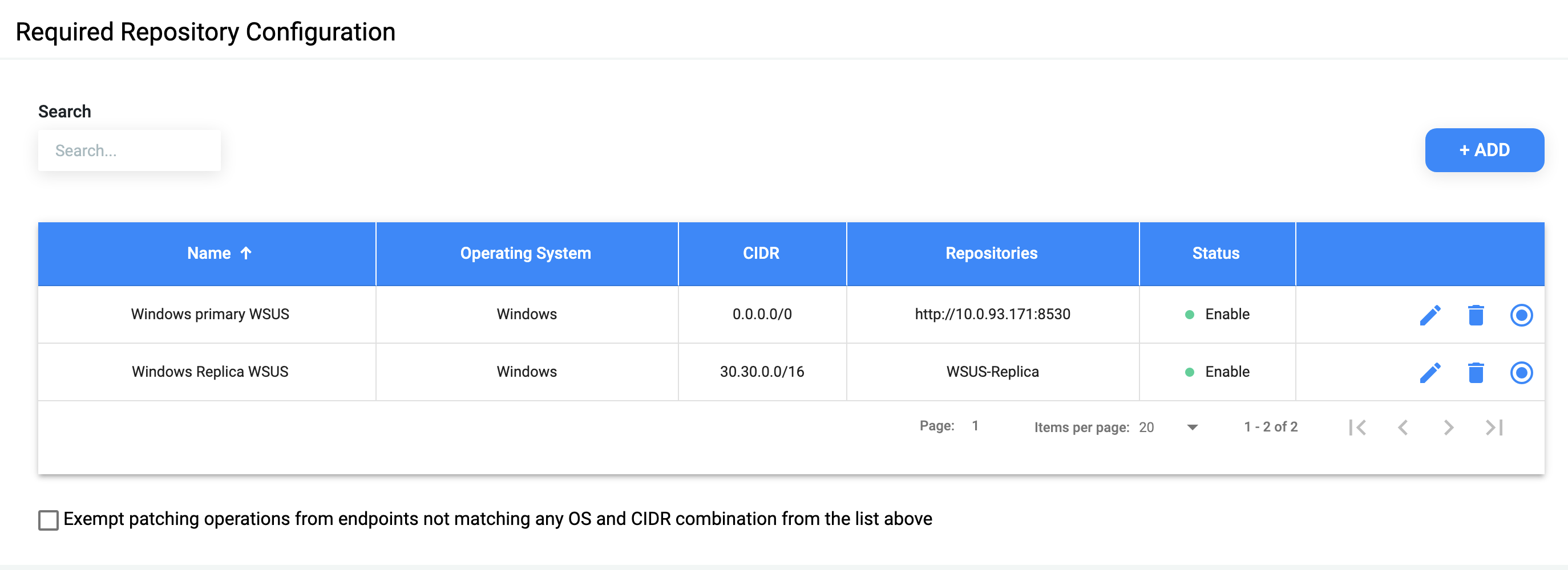 Endpoint Readiness Settings – JetPatch