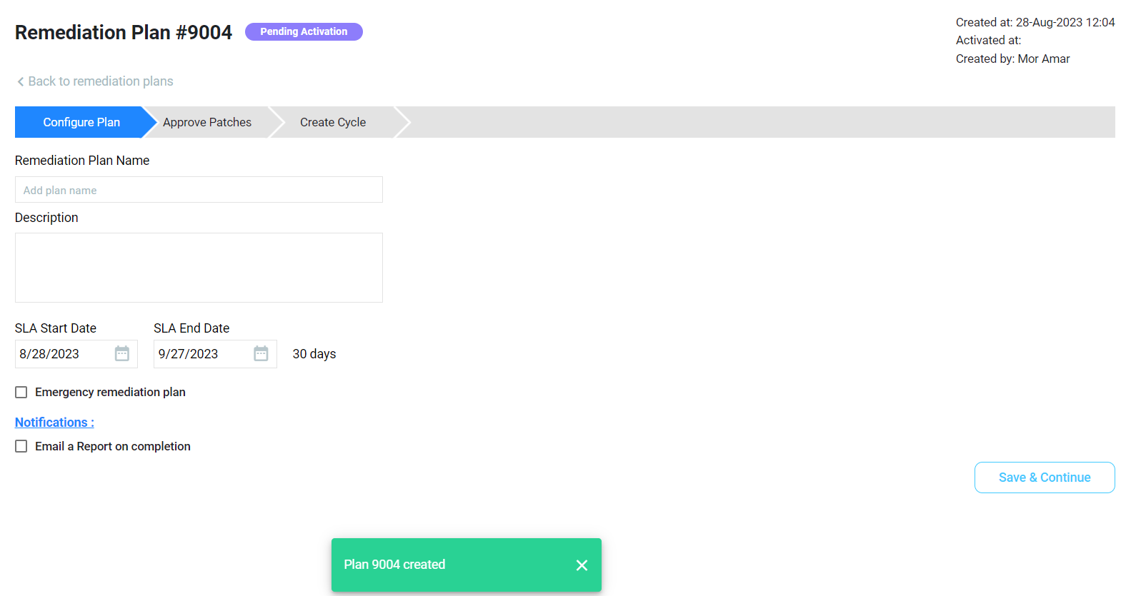 Creating a Remediation Plan (Including rollback) – JetPatch