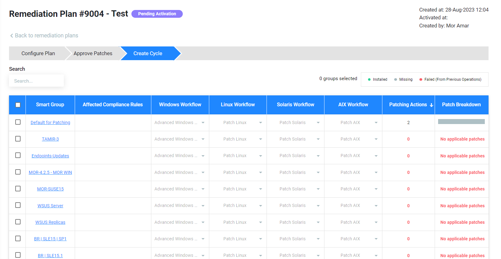 Creating a Remediation Plan (Including rollback) – JetPatch