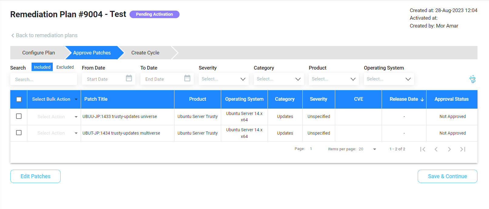 Creating a Remediation Plan (Including rollback) – JetPatch