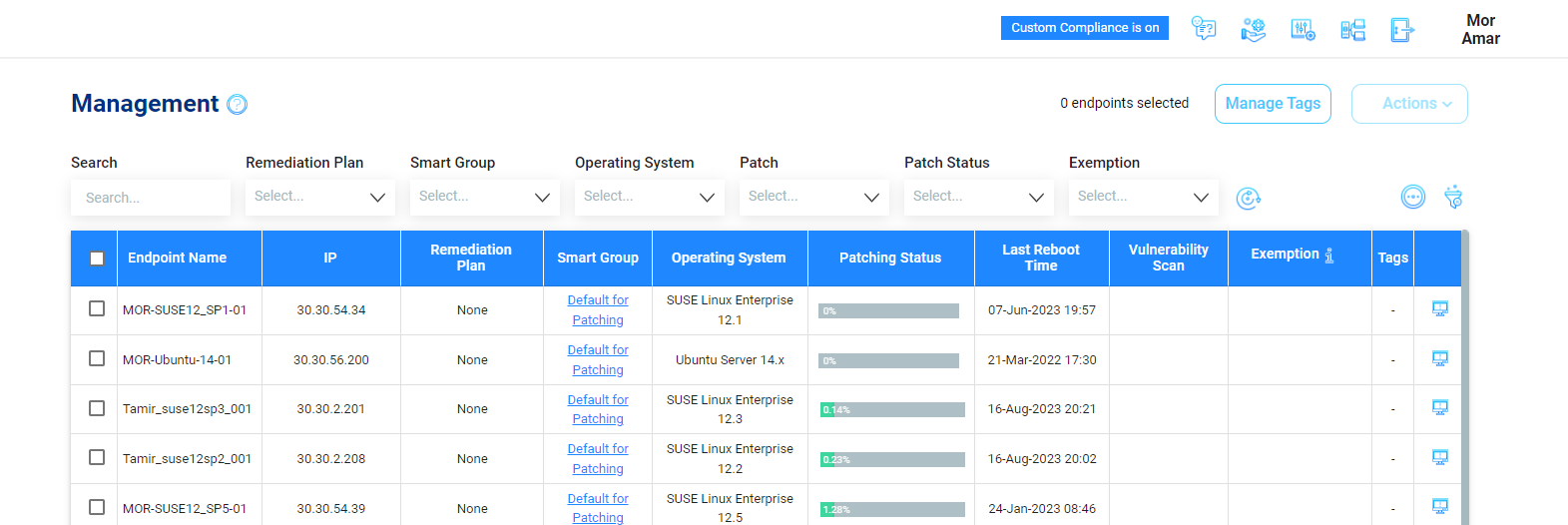 Manage Tags and Tagging Endpoints – JetPatch