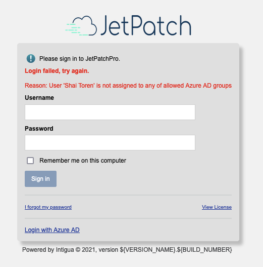 Authentication with Microsoft Entra ID (fka Azure AD) – JetPatch